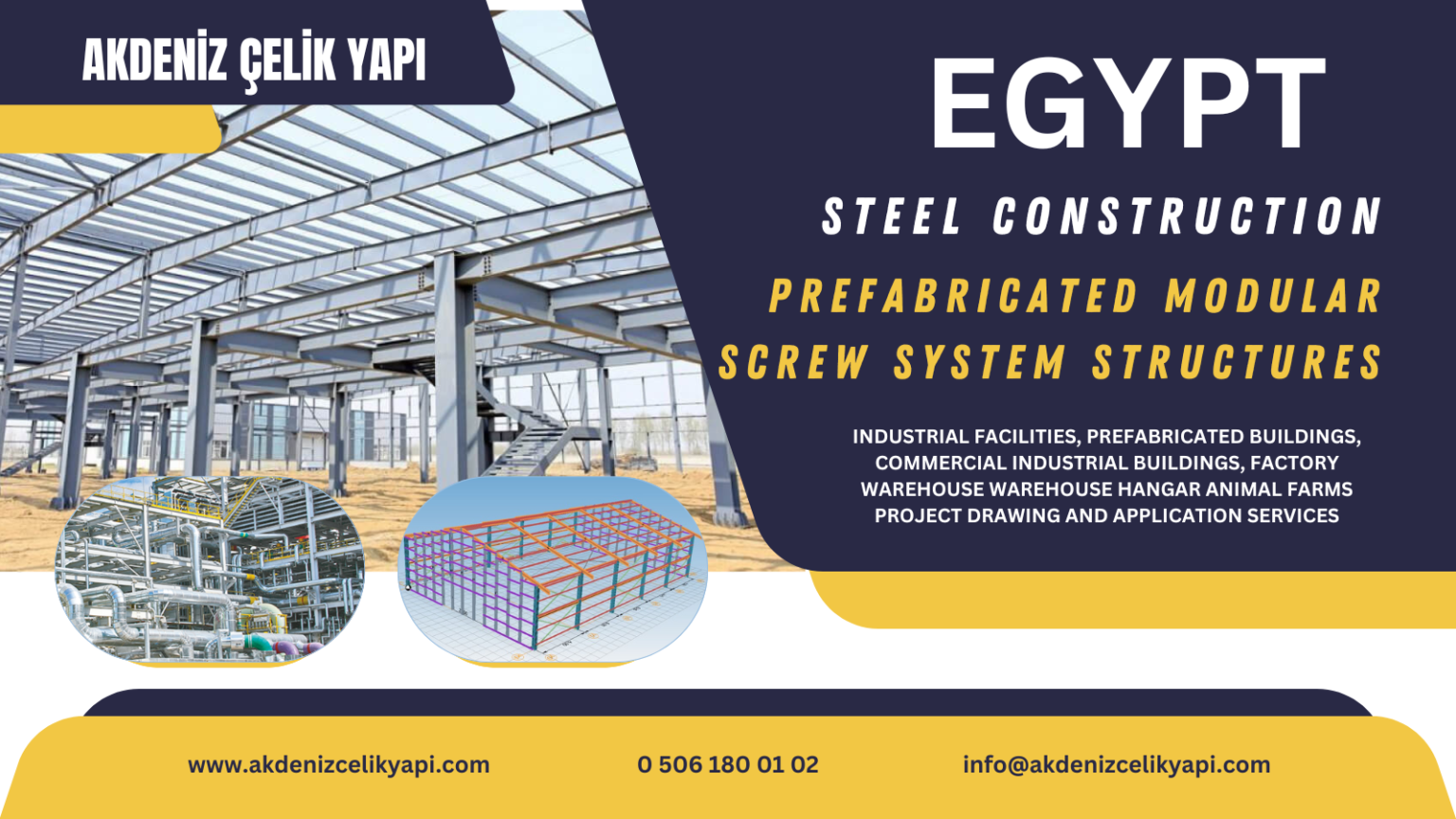 Steel Structure Solutions in Egypt -MUĞLA BODRUM AYDIN İZMİR ANTALYA ...